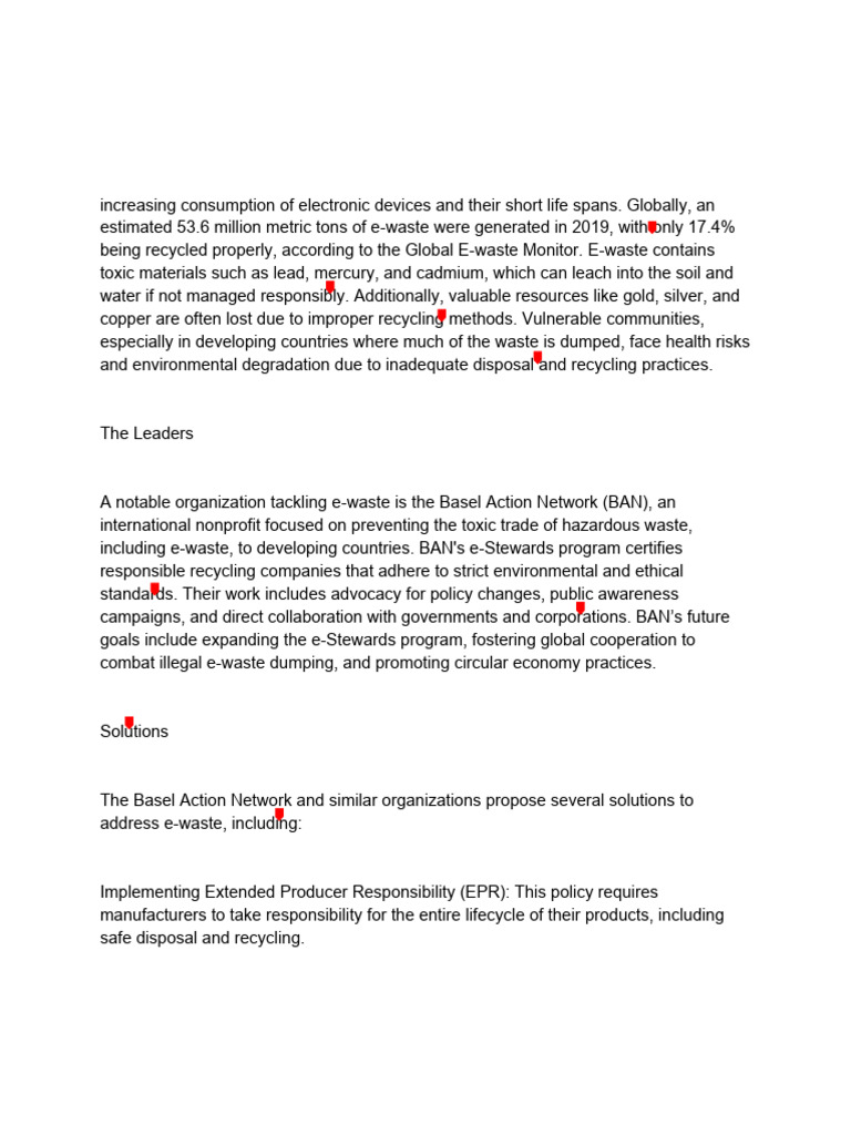 Annotated-Final Product Design | PDF | Electronic Waste | Recycling