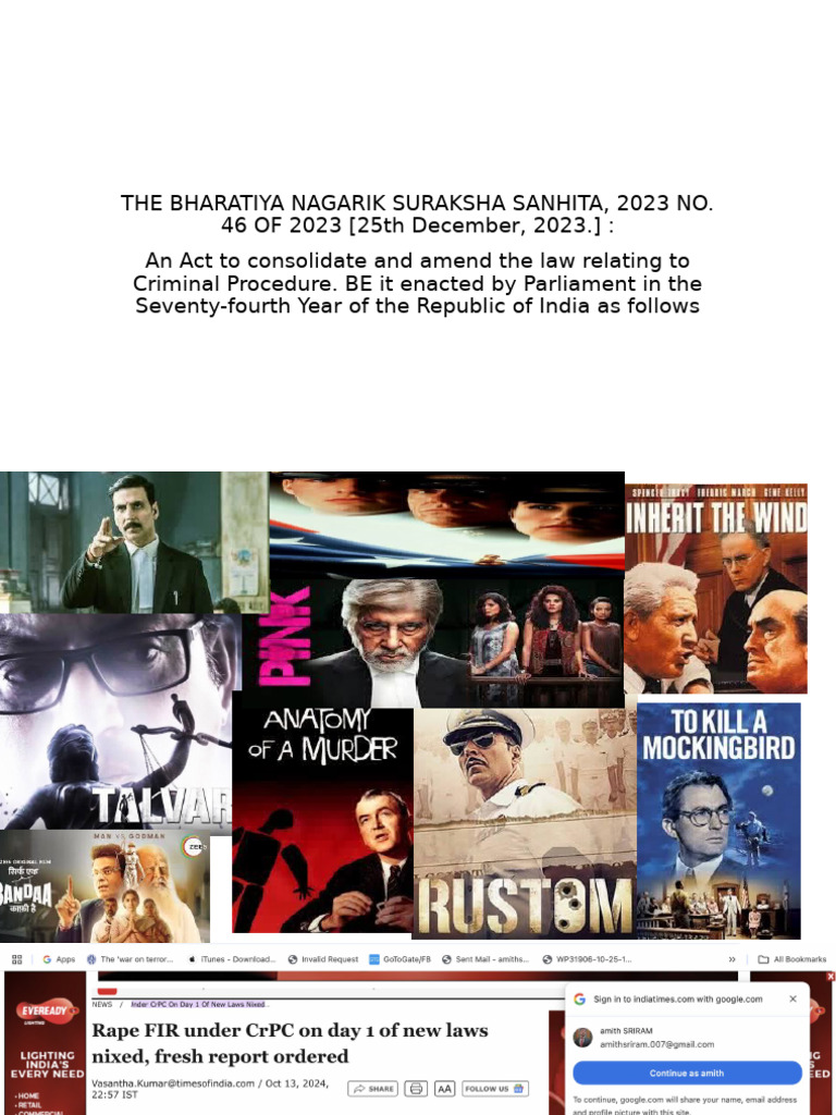 BNSS | PDF | Prosecutor | Magistrate