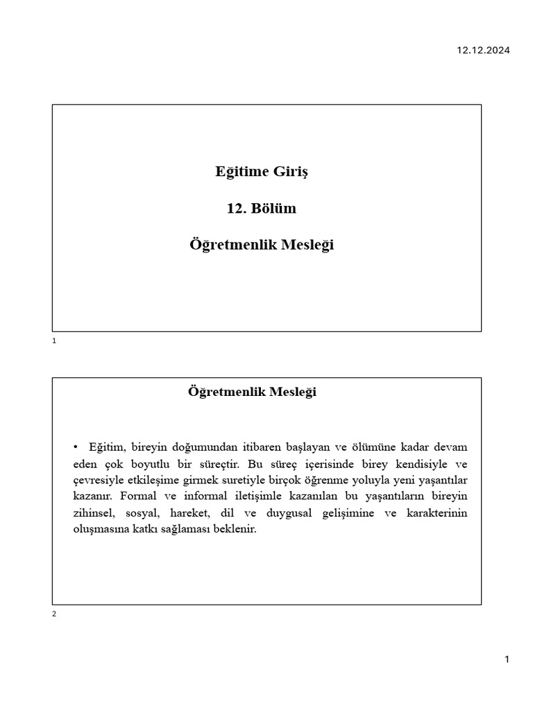 12. Bölüm-sunu | PDF