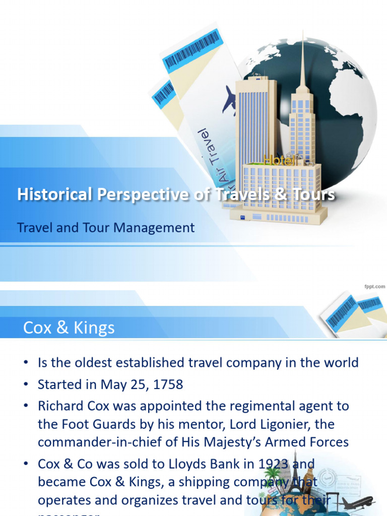 Historical Evolution of Travel Agencies | PDF