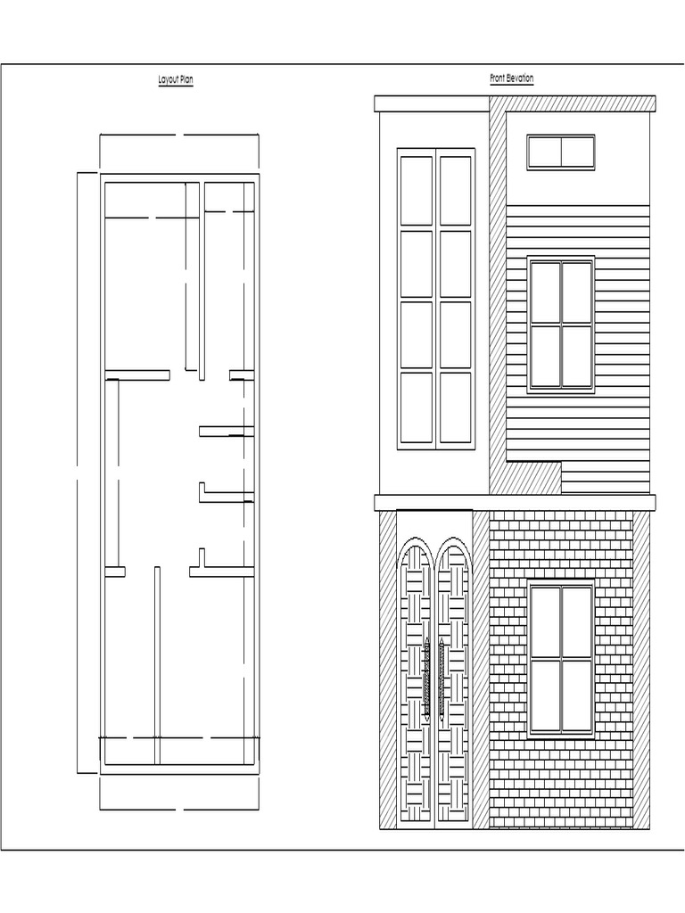 House Elevation Layout1 | PDF