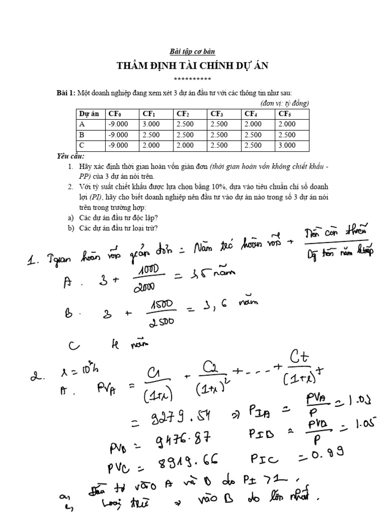 Bai Tap Co Ban TDTCDA (2) 2 | PDF