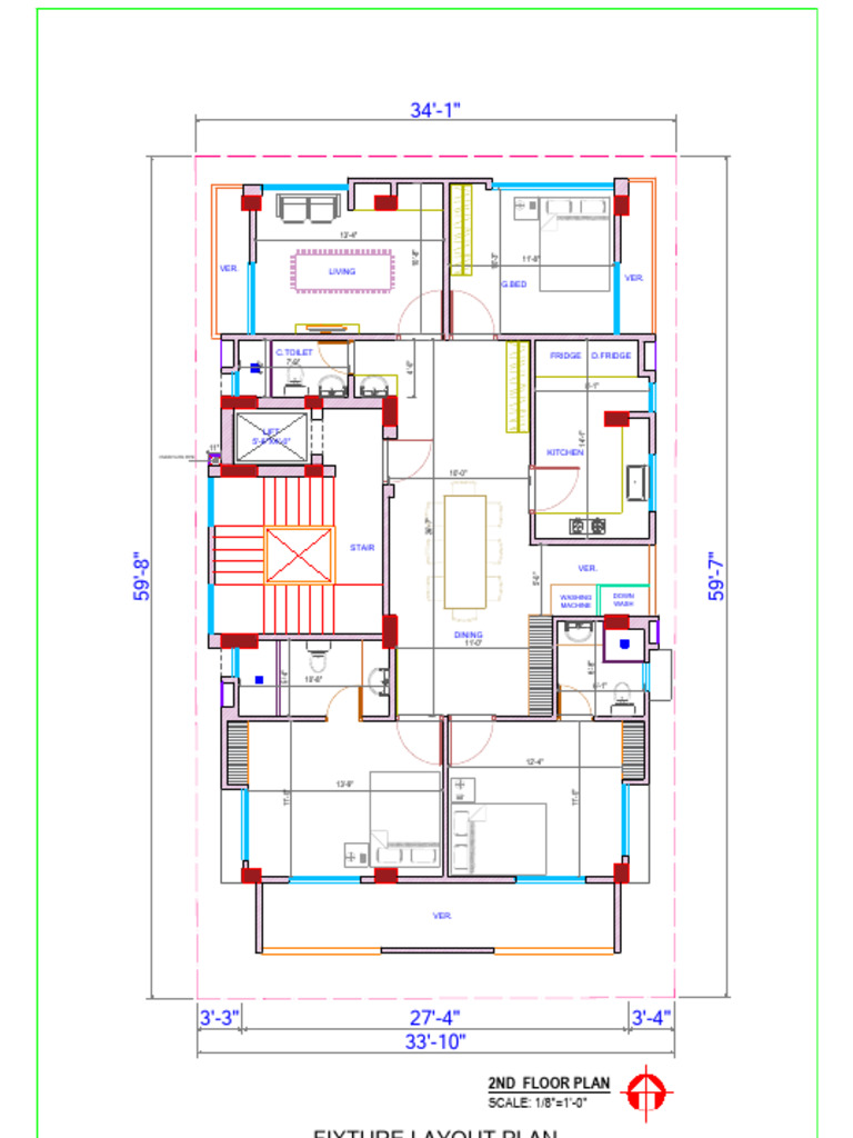 Prpopsed Third Floor Layout Paln | PDF