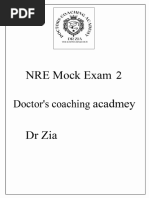 Revise MSRA Mock Paper | PDF | Medical Specialties | Diseases And Disorders