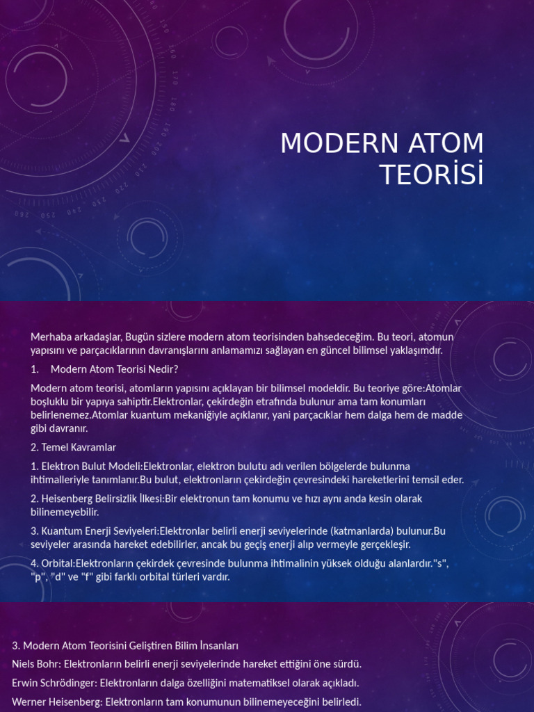 Modern Atom Teorisi 2 | PDF