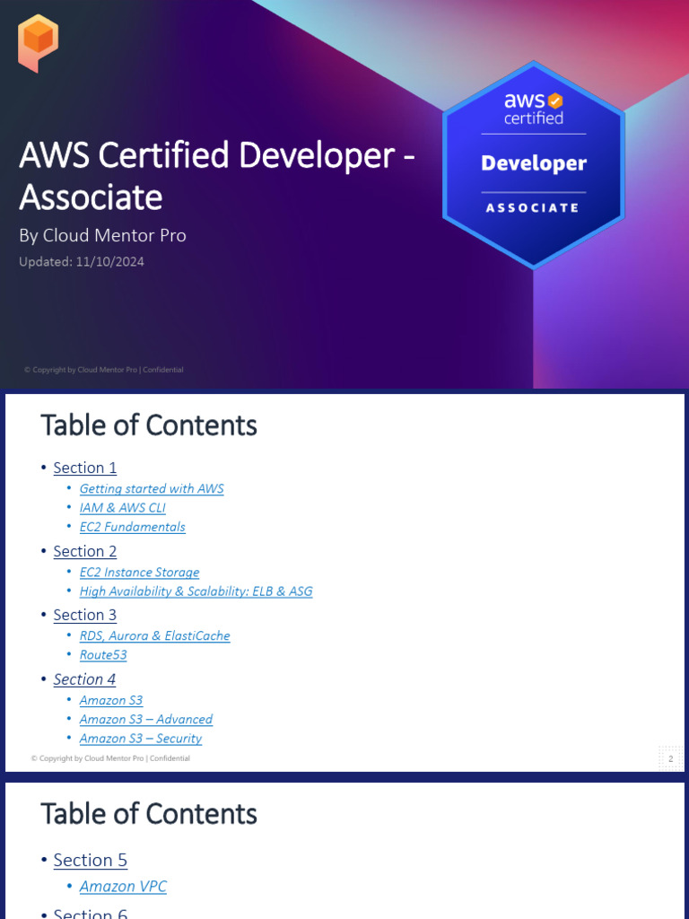 (CMP-DVA) AWS Certified Developer - Associate | PDF | File Transfer Protocol | Internet Protocol ...