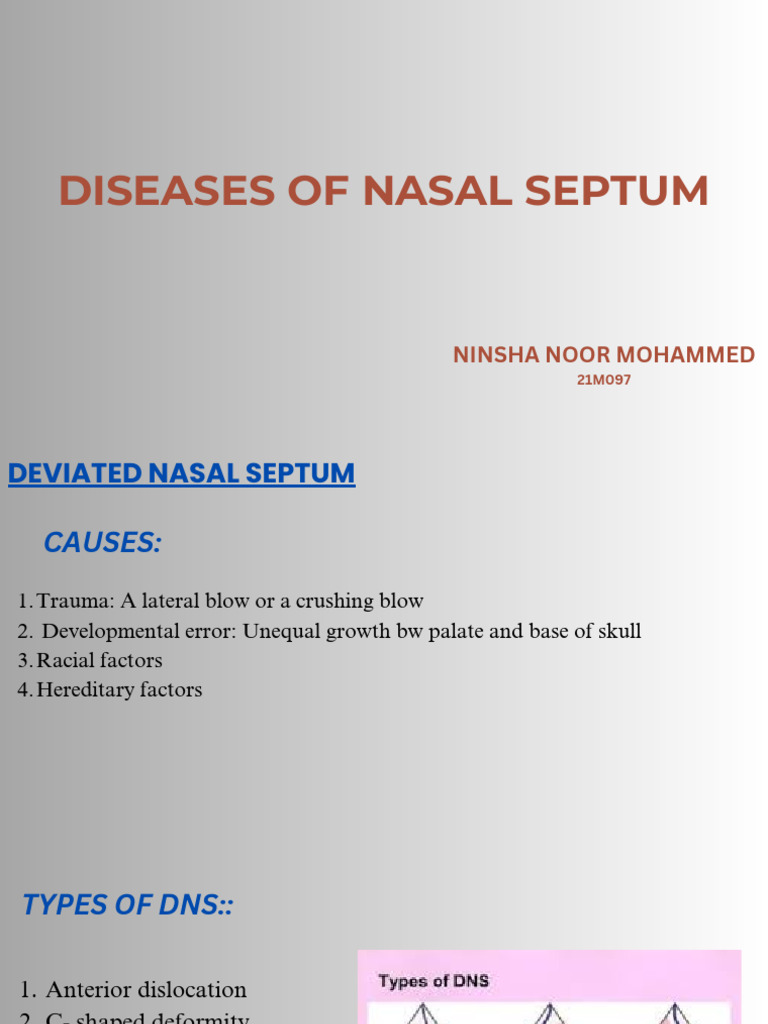 Nasal Septum | PDF