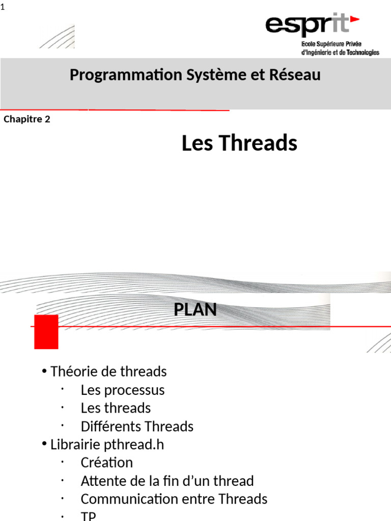 Chap2 Thread | PDF | Thread (informatique) | Kernel (Système d'exploitation)