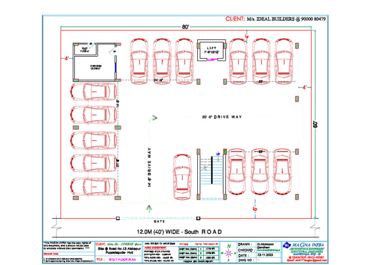 533 Syd-Stilt FLR Plan at 23-11-2023 - Rd13 - Ms Ideal Builders | PDF