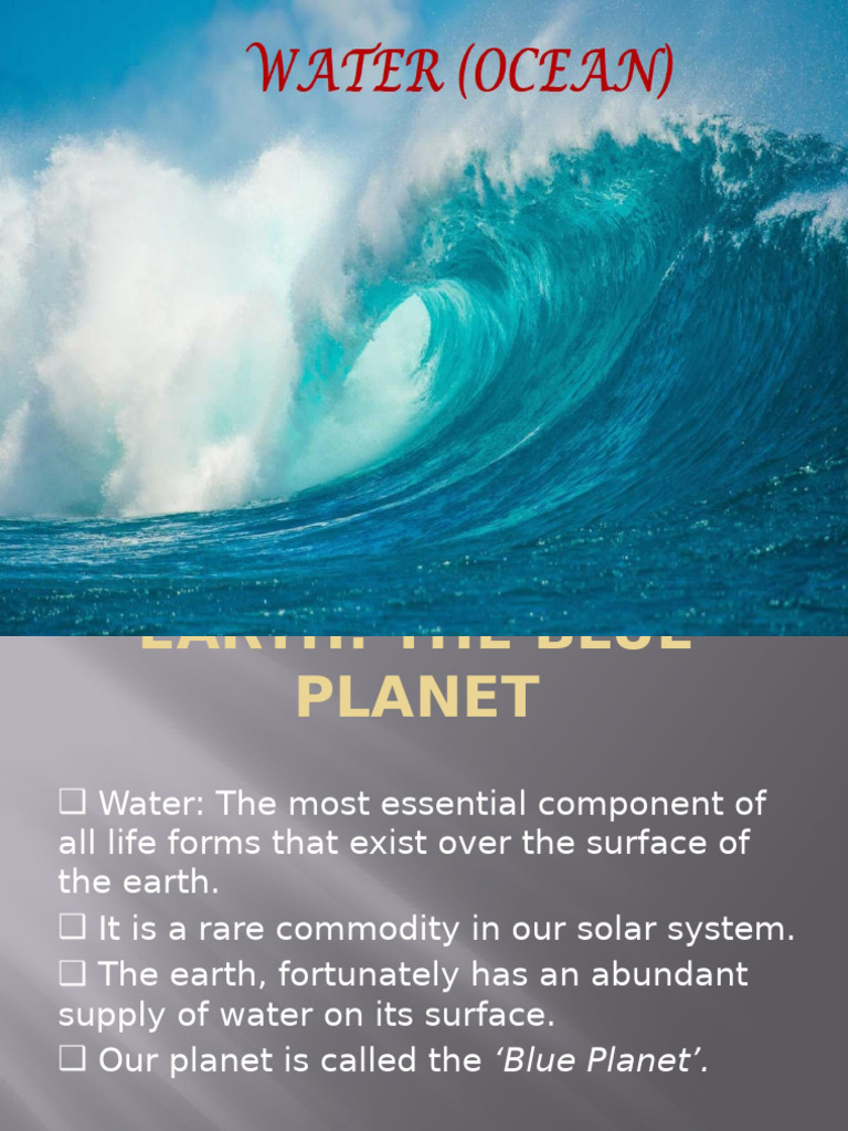 CH 13 Water (Ocean) 1 | PDF | Continental Shelf | Oceans
