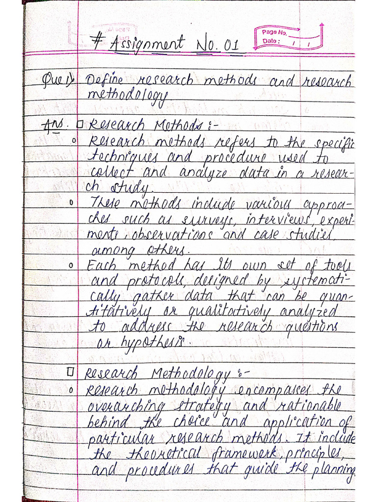 RM Assignment-1 | PDF