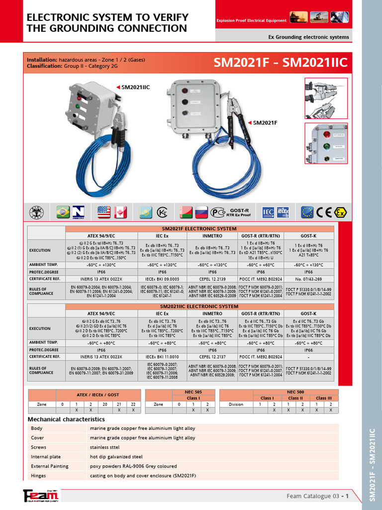 Explosion Proof Grounding Systems | PDF | Electrical Engineering ...