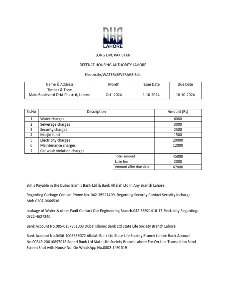 Utility Bill | PDF