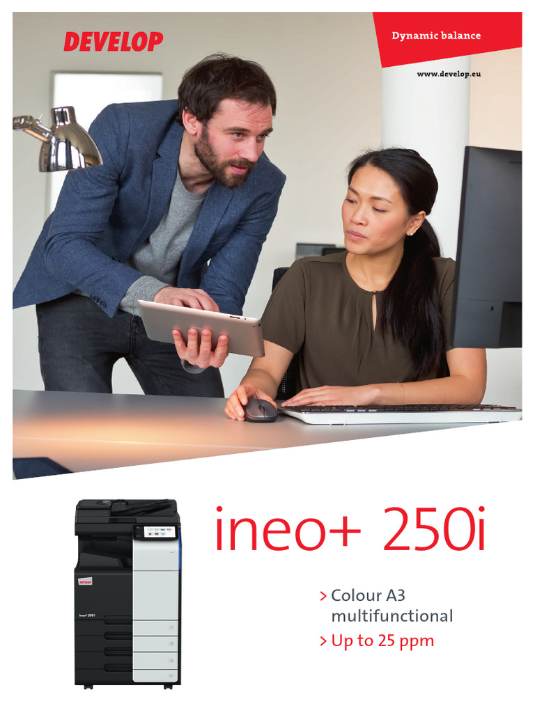 ineo__250i_Datasheet | PDF | Fax | Image Scanner