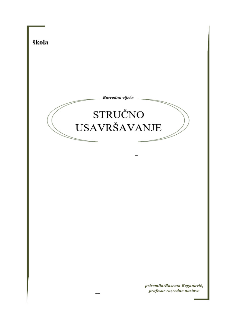 Potkrepljenja U Nastavi | PDF