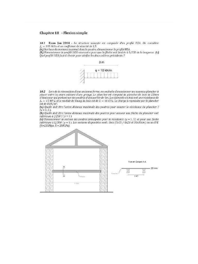Corrigé Des TD de RDM | PDF