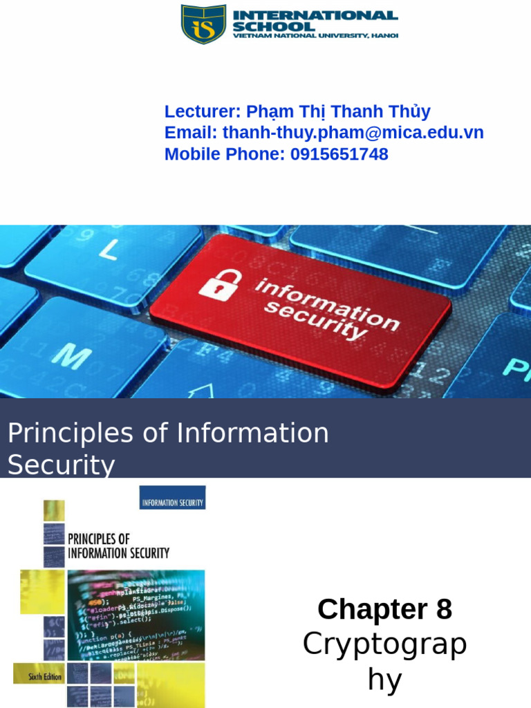 Information Security_Ch08 (1) | PDF | Cryptography | Encryption