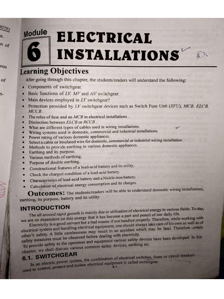 Electrical Installation Book | PDF