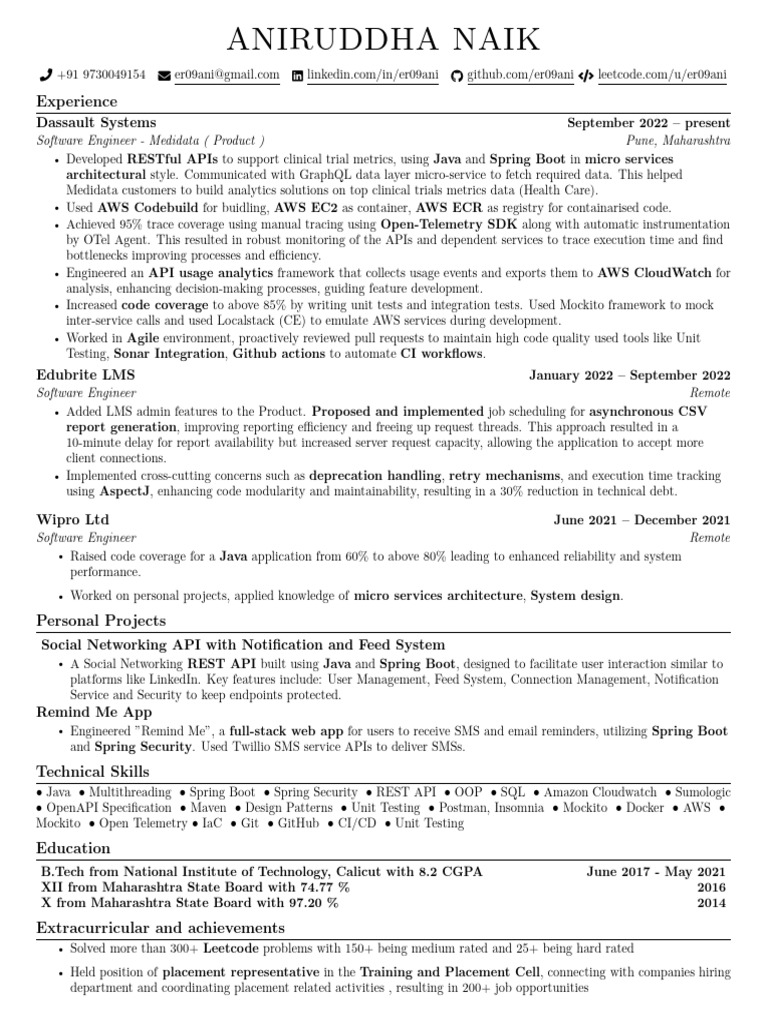 Aniruddha_Naik | PDF | Amazon Web Services | Software