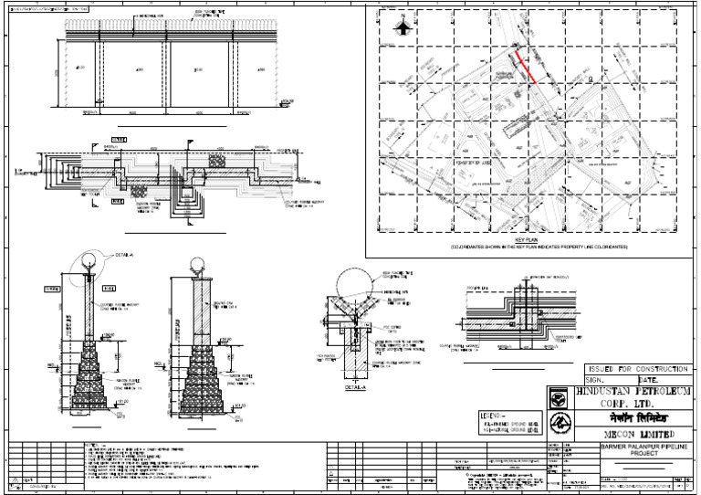 IP BOUNDARY WALL DETAIL TYPE-V | PDF