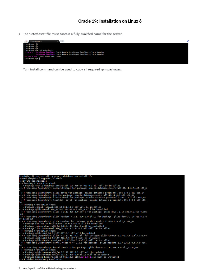 19c_Installation_Doc | PDF