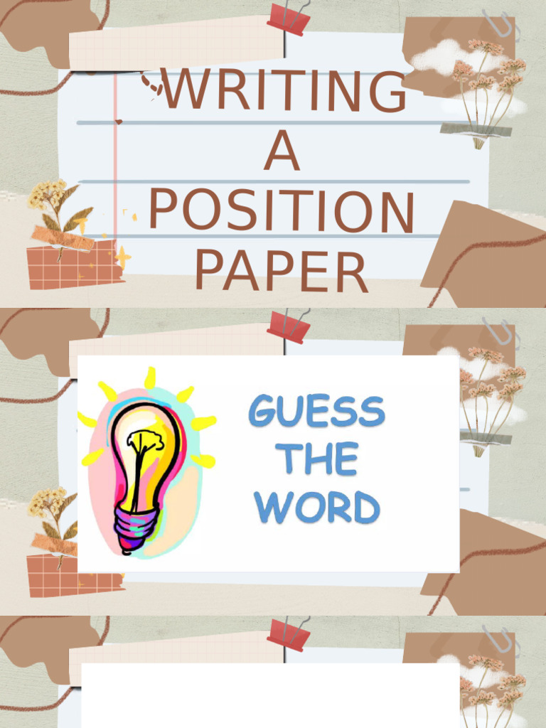 WRITING-POSITION-PAPER | PDF