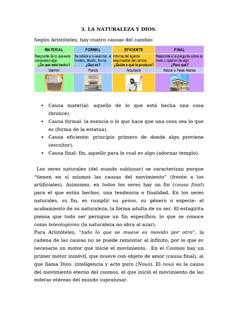 Metafísica Teleología 2 | PDF