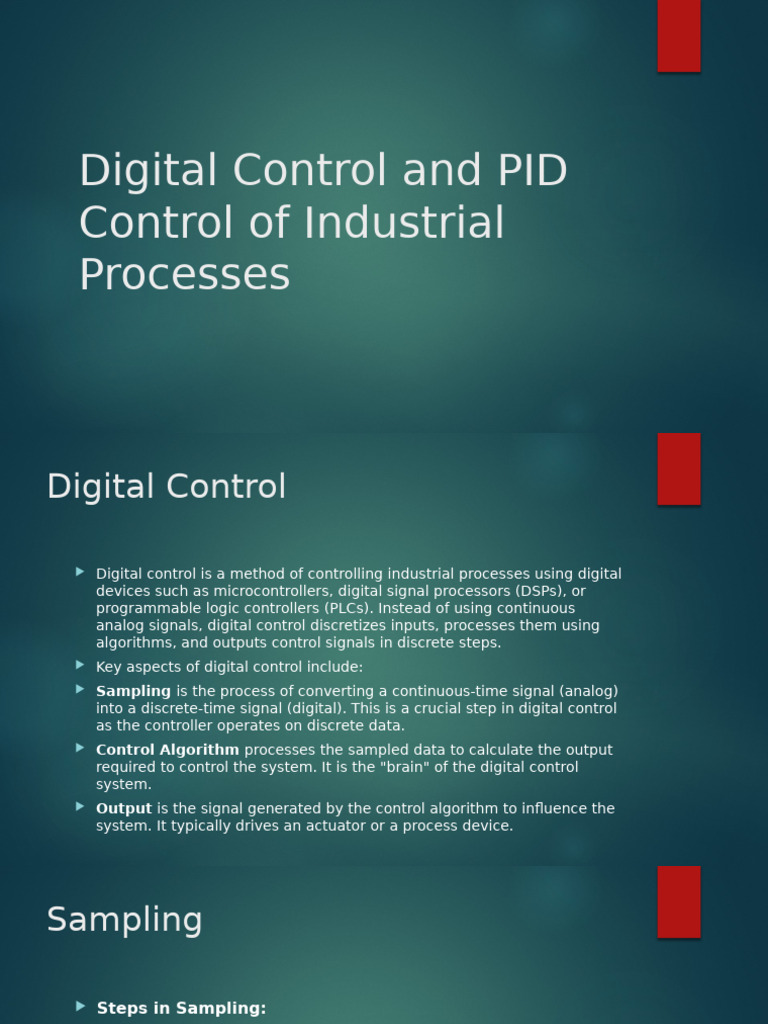 Easy Digital PID Control Overview | PDF | Automation | Electrical ...