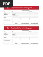 Template Kwitansi Pembayaran Kosong | PDF