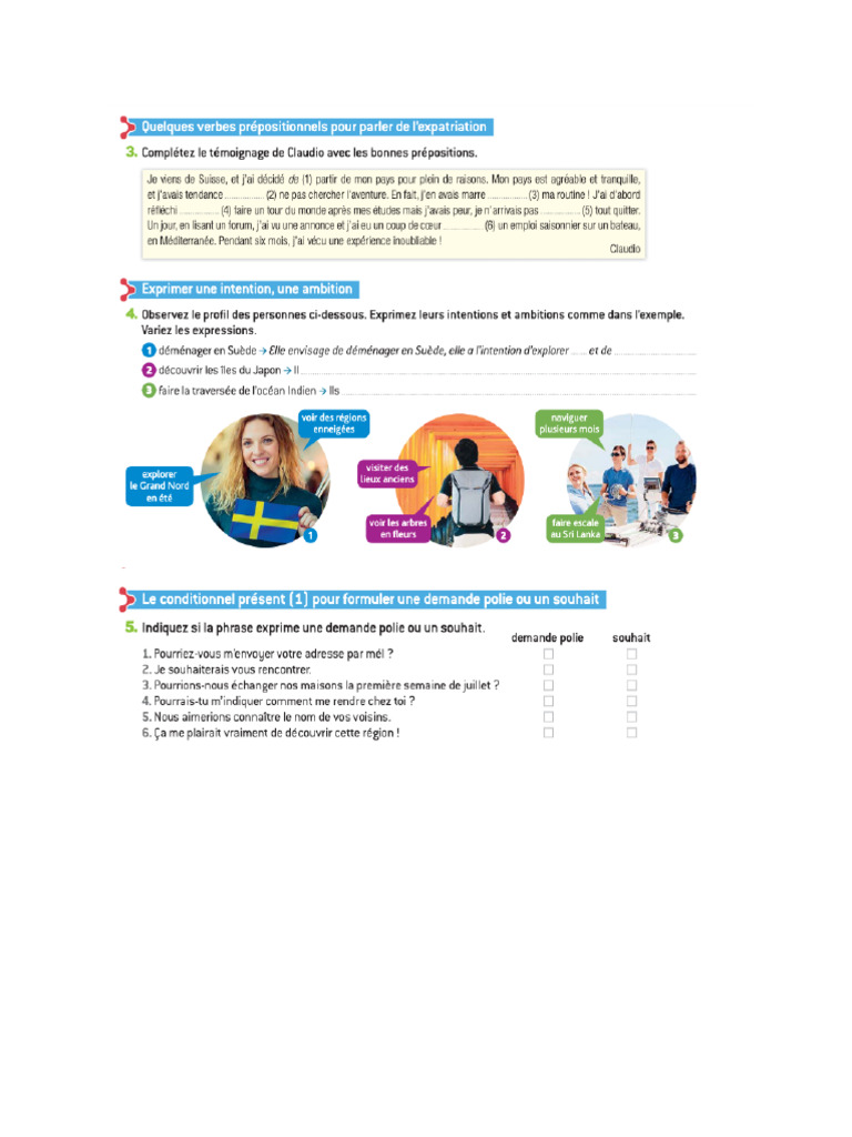Dossier 1 Et Dossier 3 - Exercices de Grammaire (2) | PDF