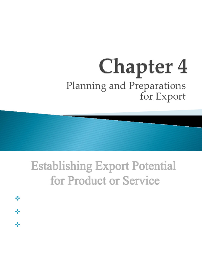 Chapter 4 PPT - Copy | PDF | Letter Of Credit | Pro Forma