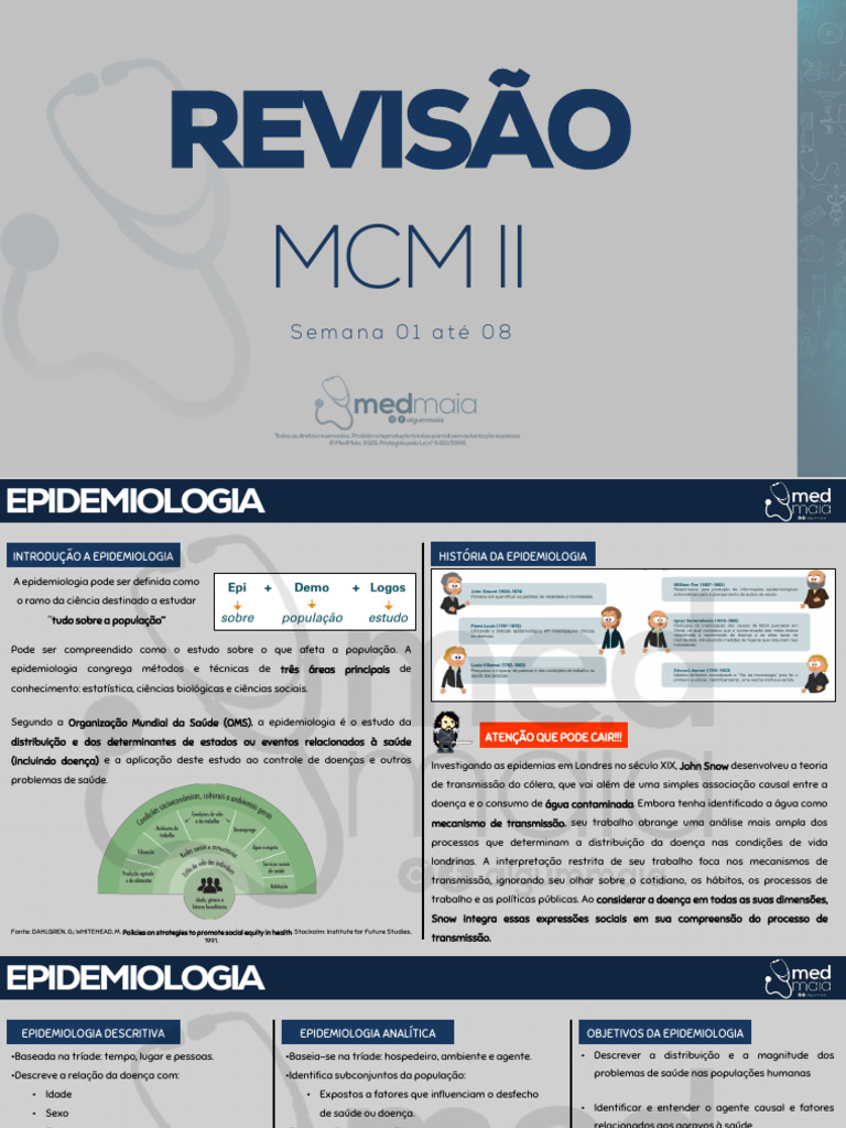 MCM II - Revisão Integradora | PDF | Epidemiologia | Raciocínio dedutivo