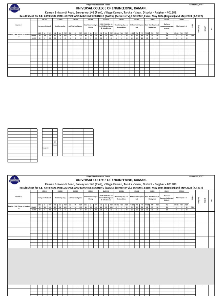 Aiml Sem V Reg & KT GT May-24 | PDF | Artificial Intelligence ...