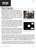 Unspoken Language PDF | PDF | Sign Language | Hearing Loss