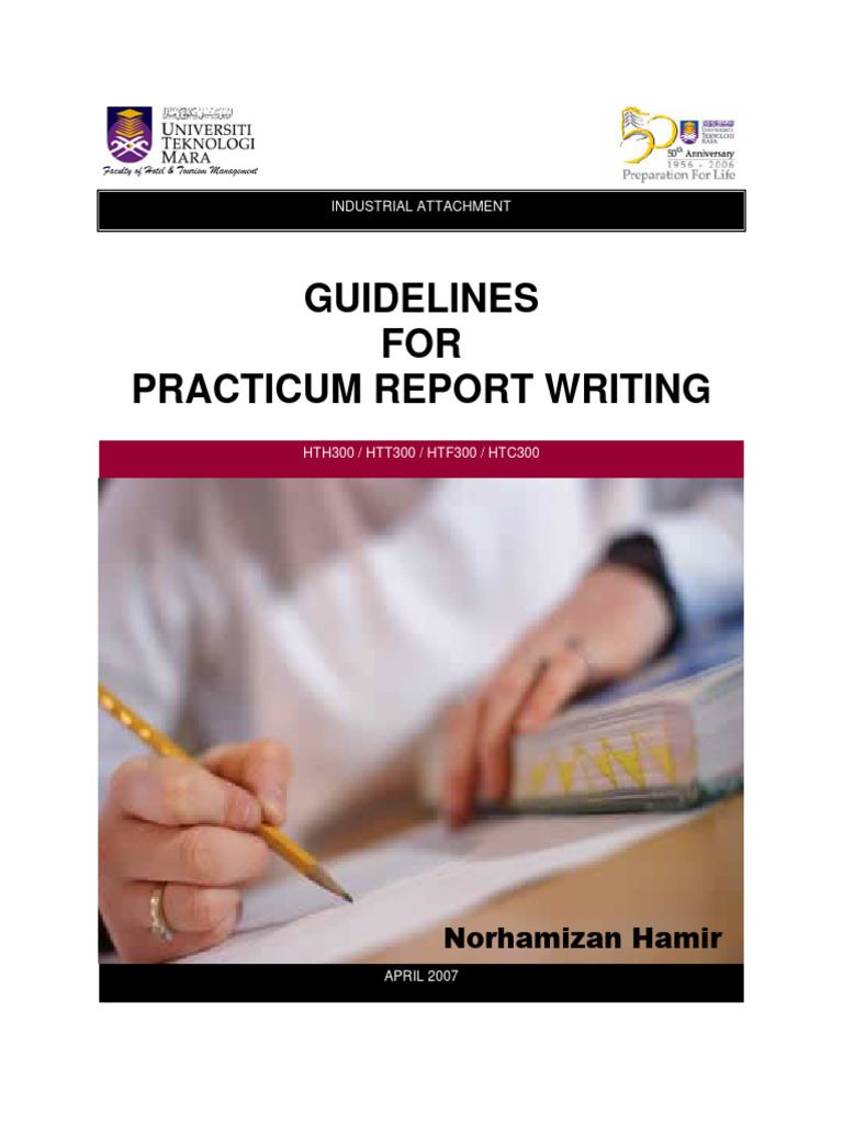 Practicum Report Writing Guidelines | PDF