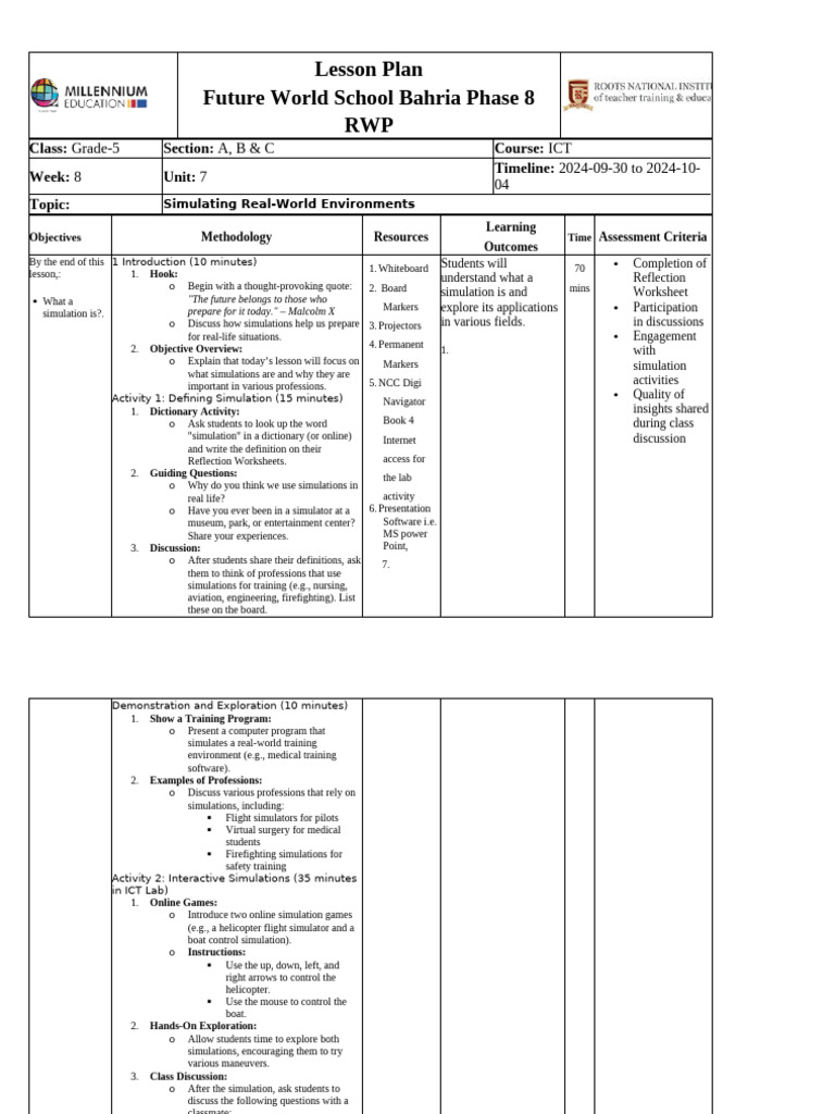 Lesson Plan5 Grade 5 Week 6 30spet 2024 To 04oct2024 Lesson 8