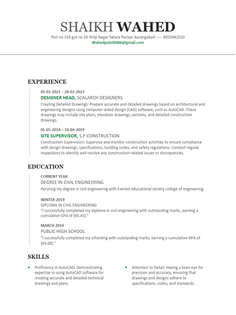 Shaikh: Wahed | PDF | Engineering | Business