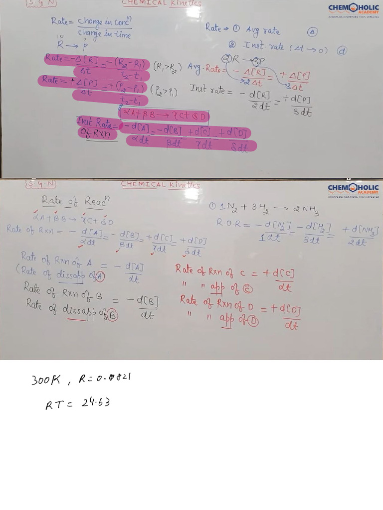 Chemical Kinetic | PDF