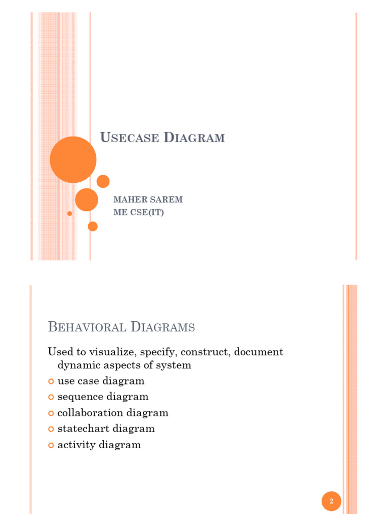 1_Use Case.pptx [Read-Only] | PDF | Use Case | Software Engineering
