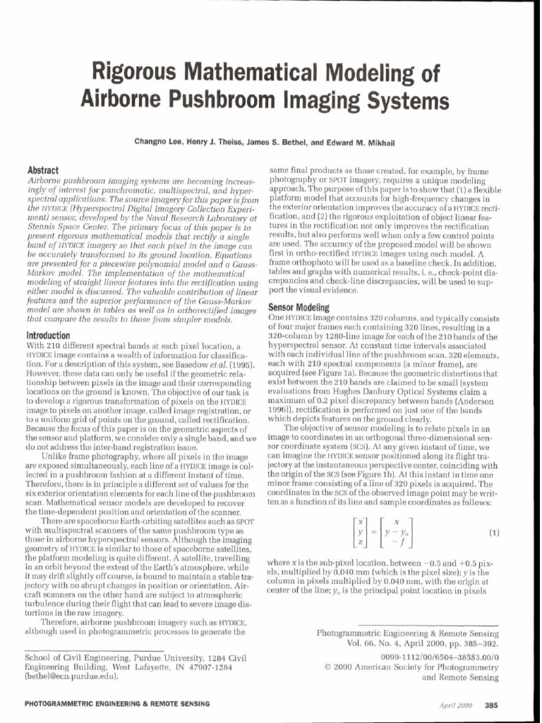 2000_apr_385-392 | PDF | Equations | Least Squares