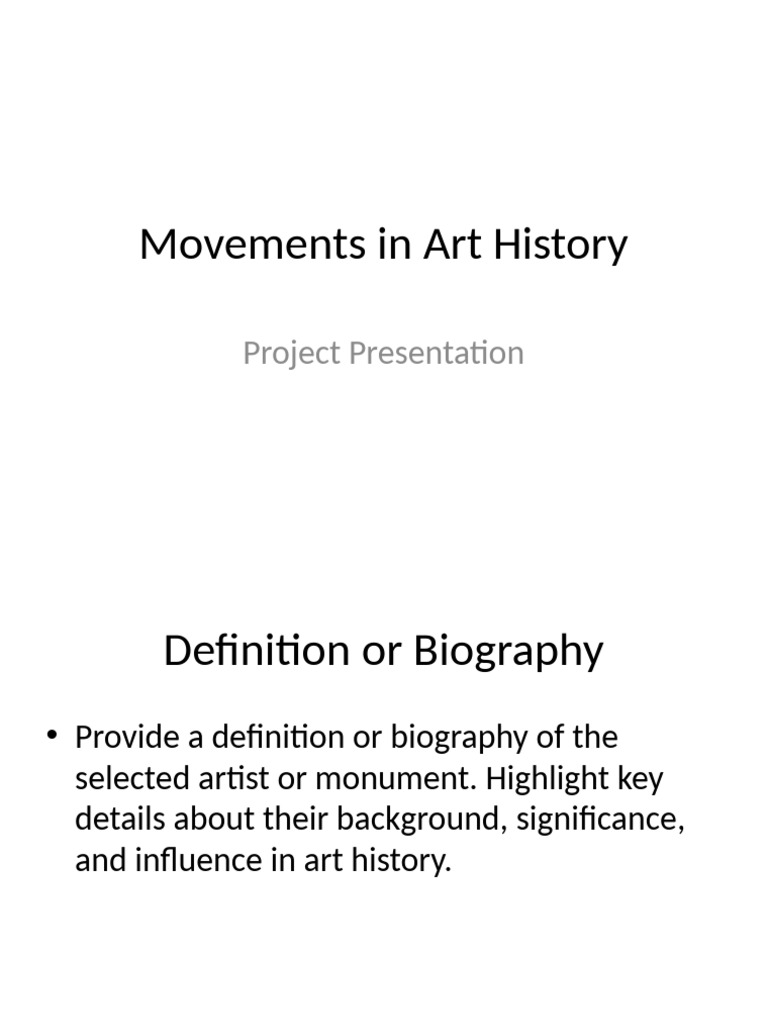 Art History Movements Overview | PDF