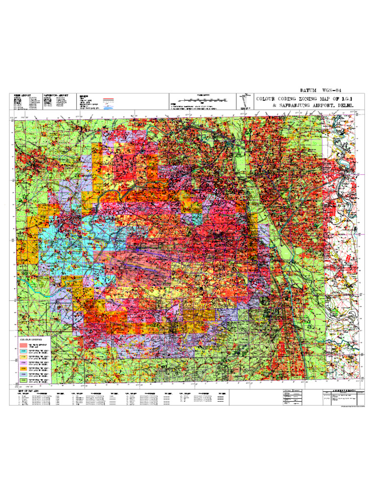 Delhi Colour Coding Map-Version1.1 | PDF