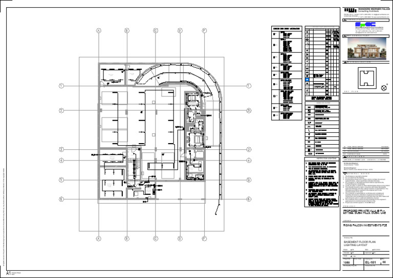 El-101 Basement 1 Floor Plan | PDF | Buildings And Structures