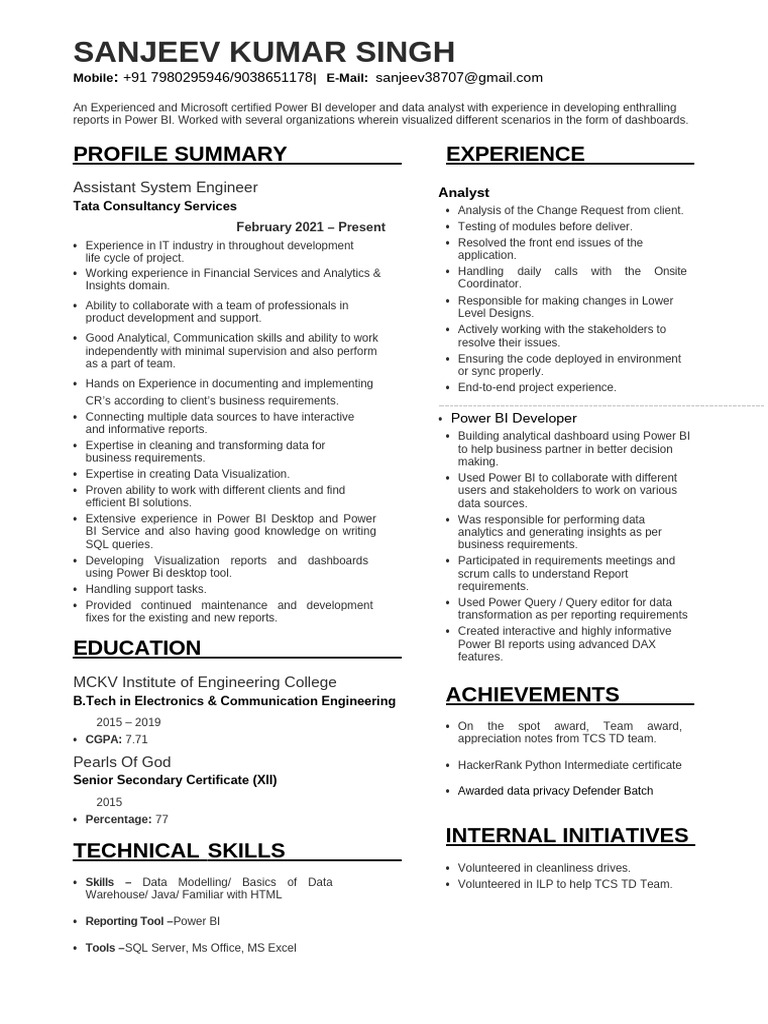 Amar Kumar Resume-converted | PDF | Application Software | Computing