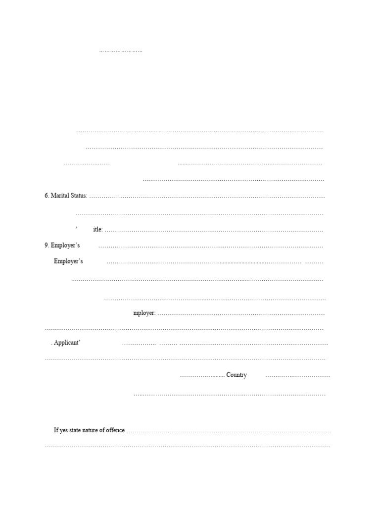 PSIRA Security Vetting Application Form | PDF | Criminal Law | Common Law