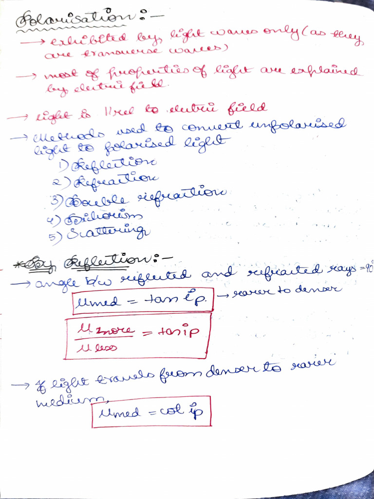 Physics- Short Notes(2) | PDF