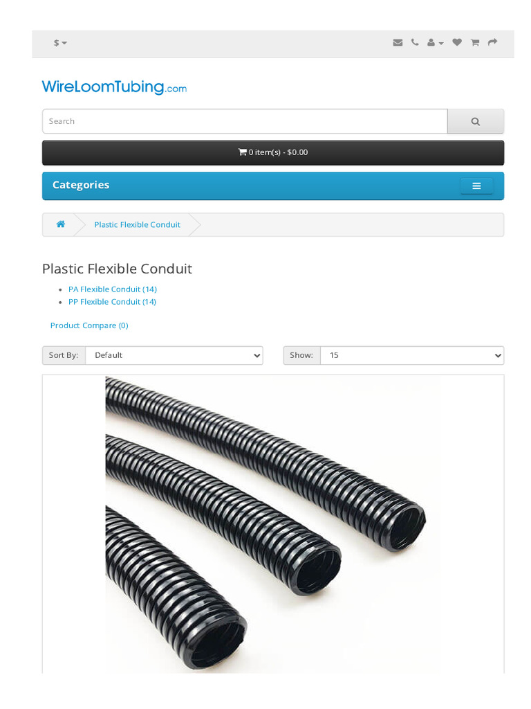 Wireloomtubing Com Flexible Plastic Conduit... | PDF | Electrical ...
