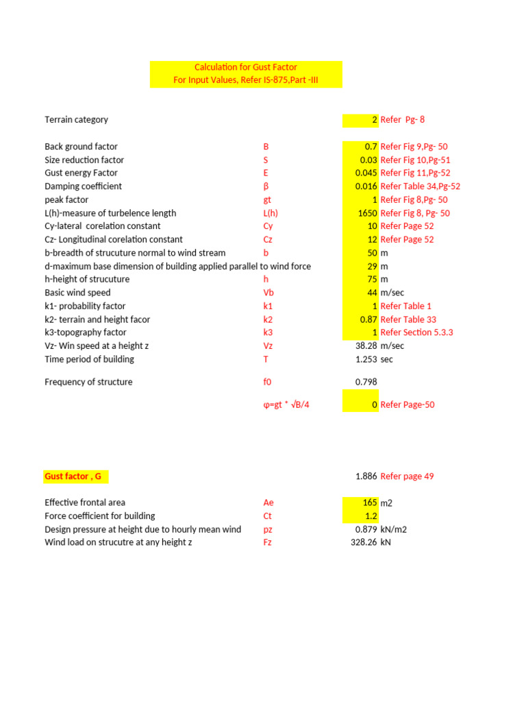 gust factor | PDF | Physical Quantities | Applied And Interdisciplinary ...