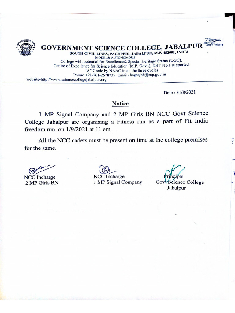 NCC-FITNESS-RUN | PDF