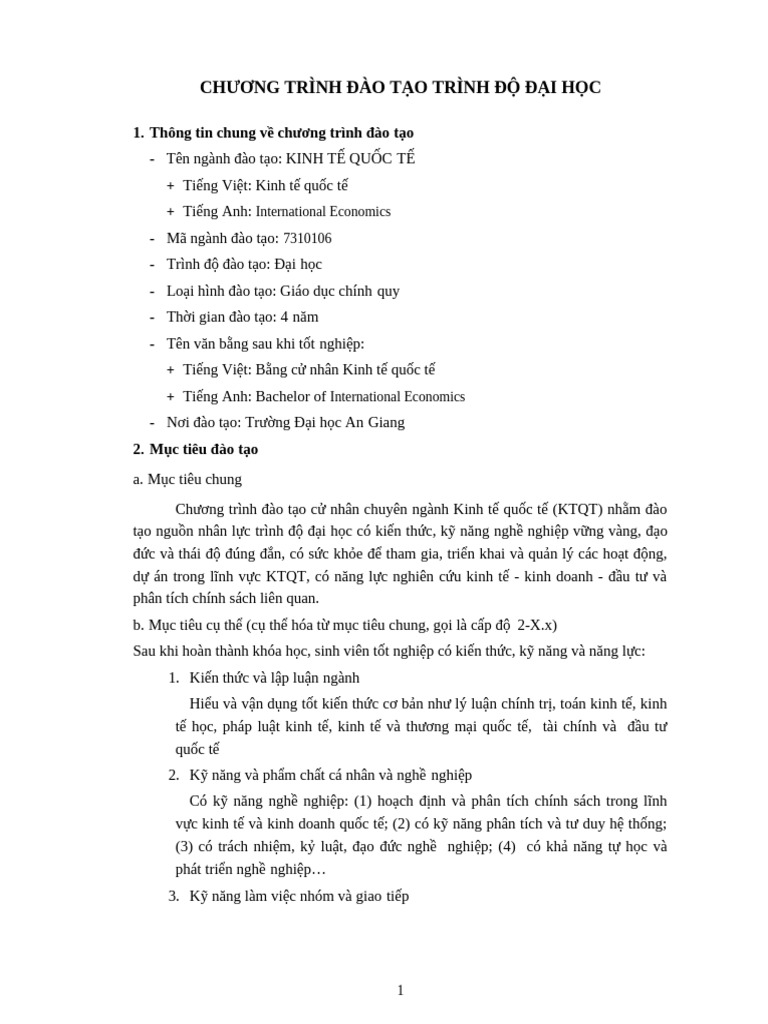 CTDT nganh KTQT | PDF